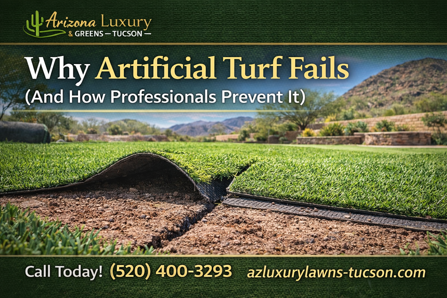 Why Artificial Turf Fails (And How Professionals Prevent It)