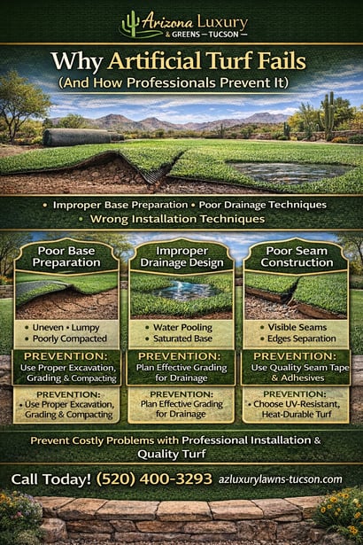 Why Artificial Turf Fails (And How Professionals Prevent It)